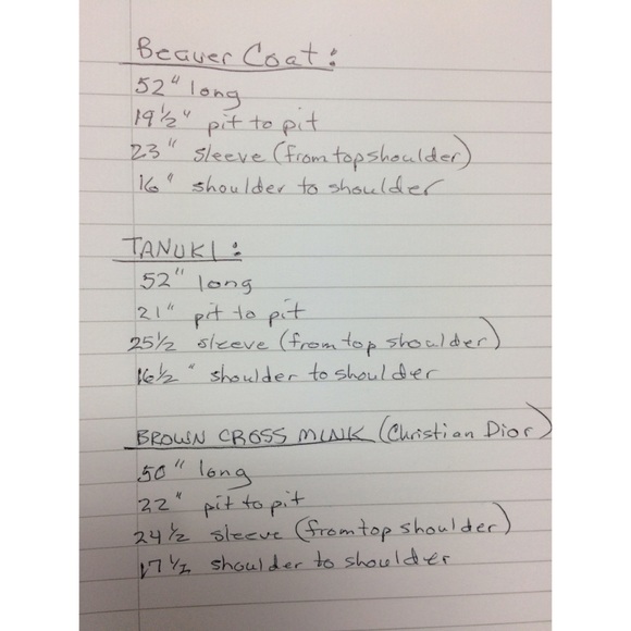 Jones Furs | Jackets & Coats | Authentic Jones Furs Beaver Fur Coat ...